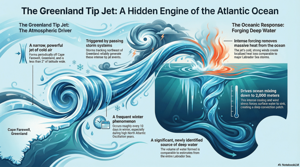 Greenland Tip Jet: A Hidden Driver of the AMOC – Ocean to Climate