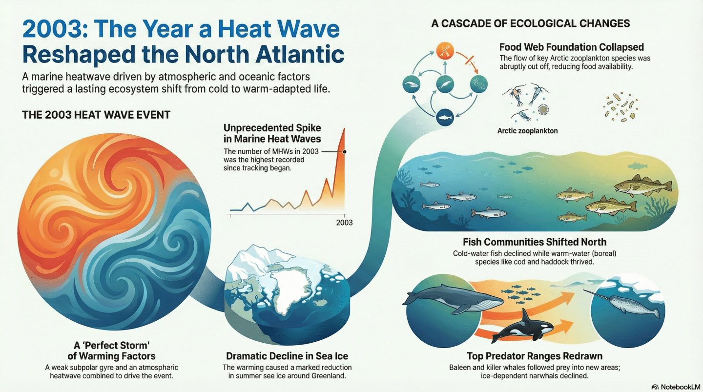 Increase in massive marine heat wave events since 2003 triggered a ...